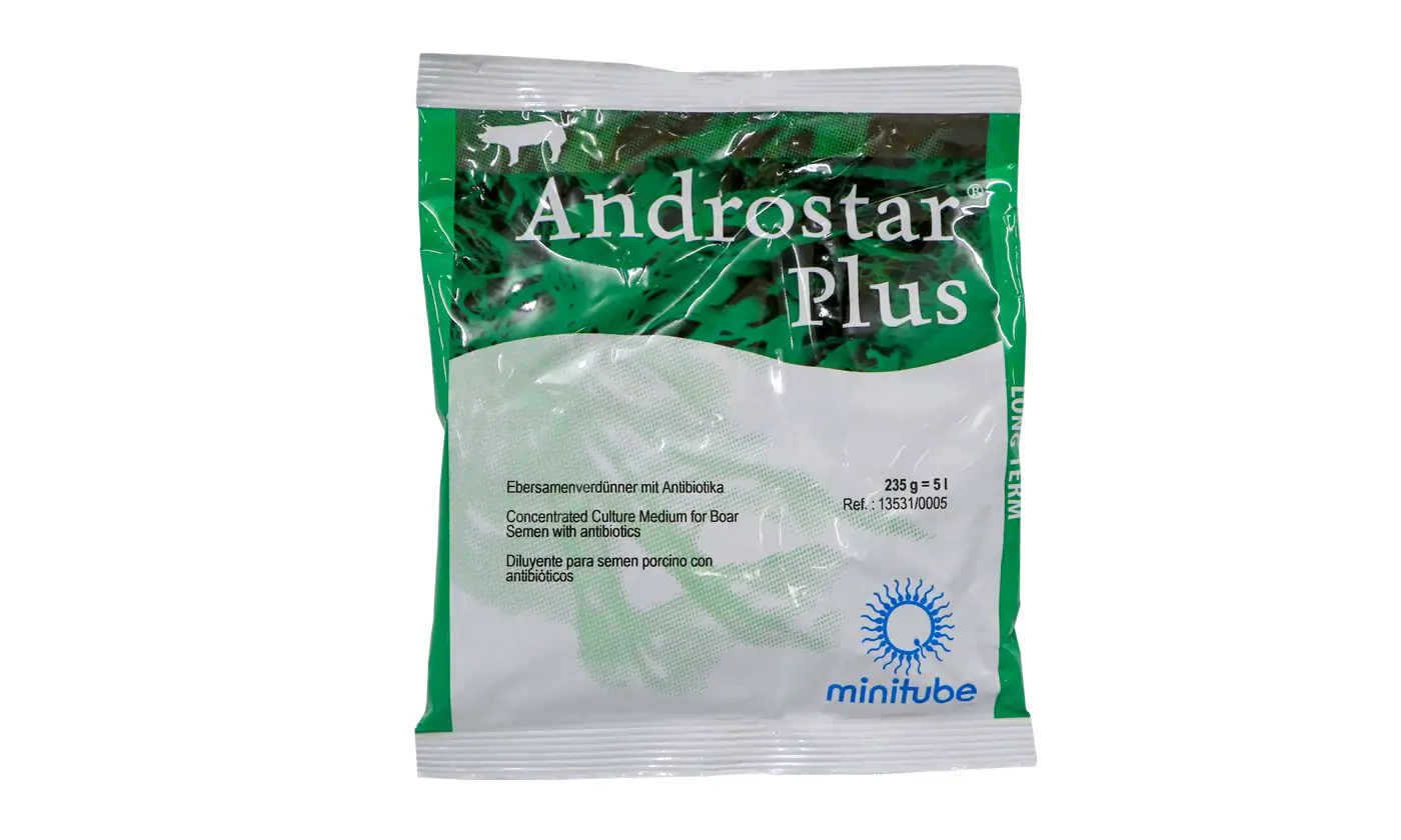Androstar® Plus with GLS antibiotics, 235 g = 5 l | Minitube