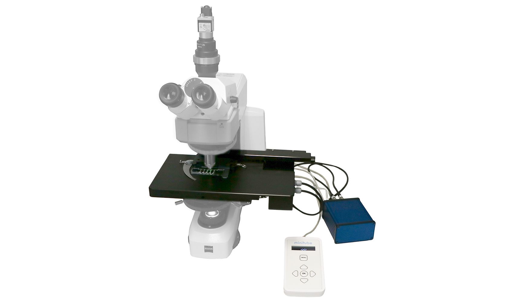 ScanStage, automatic stage for microscope | Minitube